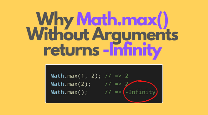 Why Math max Without Arguments Returns Infinity