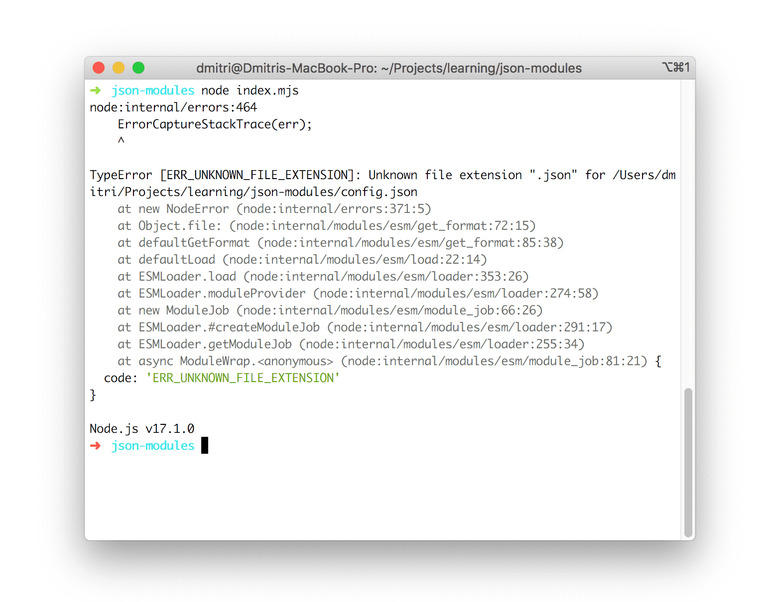 JSON Modules In JavaScript JSON Modules In JavaScript